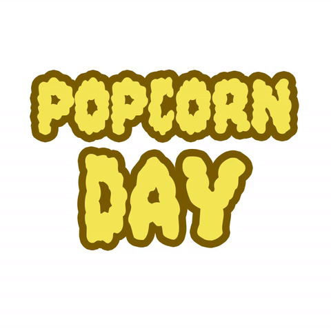 National Popcorn Day - Emojis, Stickers and GIFS