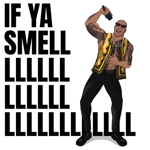 The Rock - If Ya Smell - Emojis, Stickers and GIFS