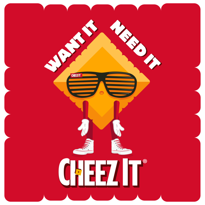 Want it Need it Cheez-It - Emojis, Stickers and GIFS